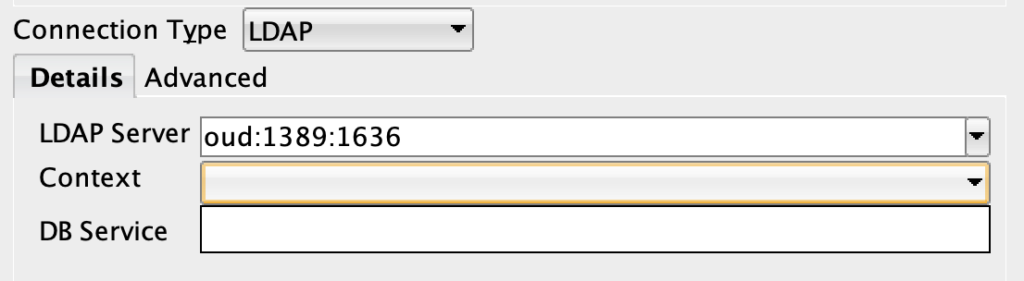 SQL Developer 19.1 unable to use connection type ldap with OUD | OraDBA